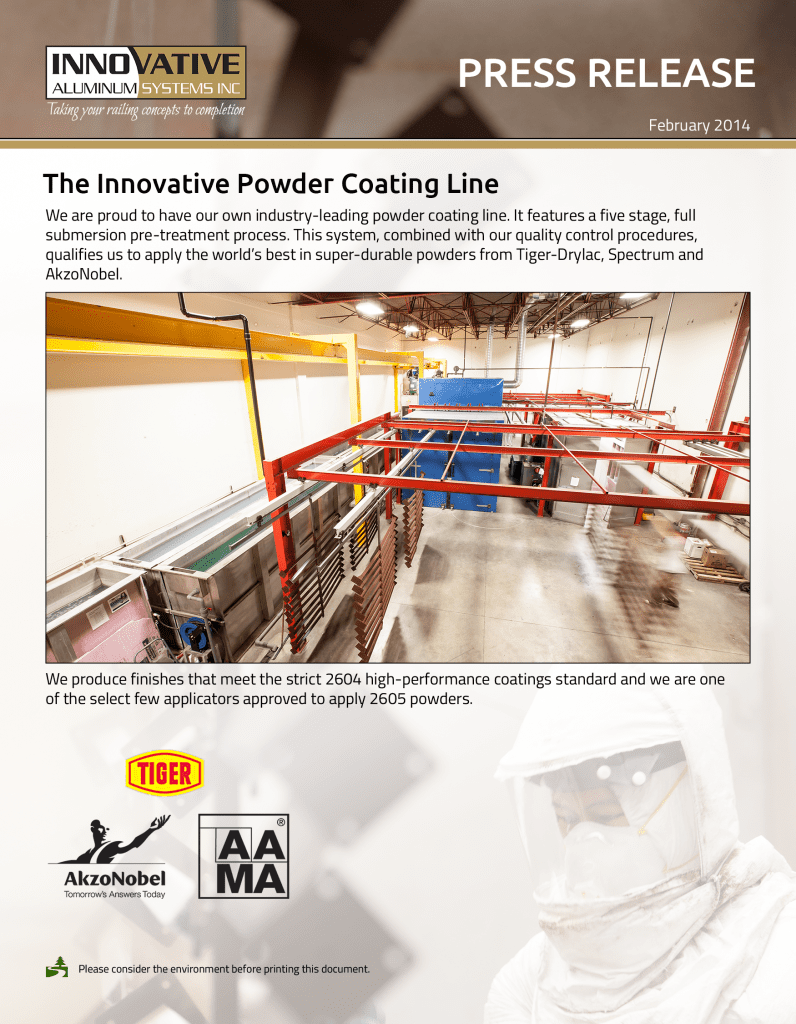 The Innovative aluminum powder coating line - Innovative Aluminum ...